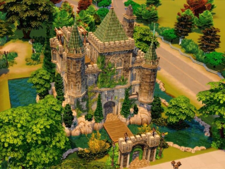 21+ Sims 4 Castle Builds: Traditional, Medieval & More - We Want Mods
