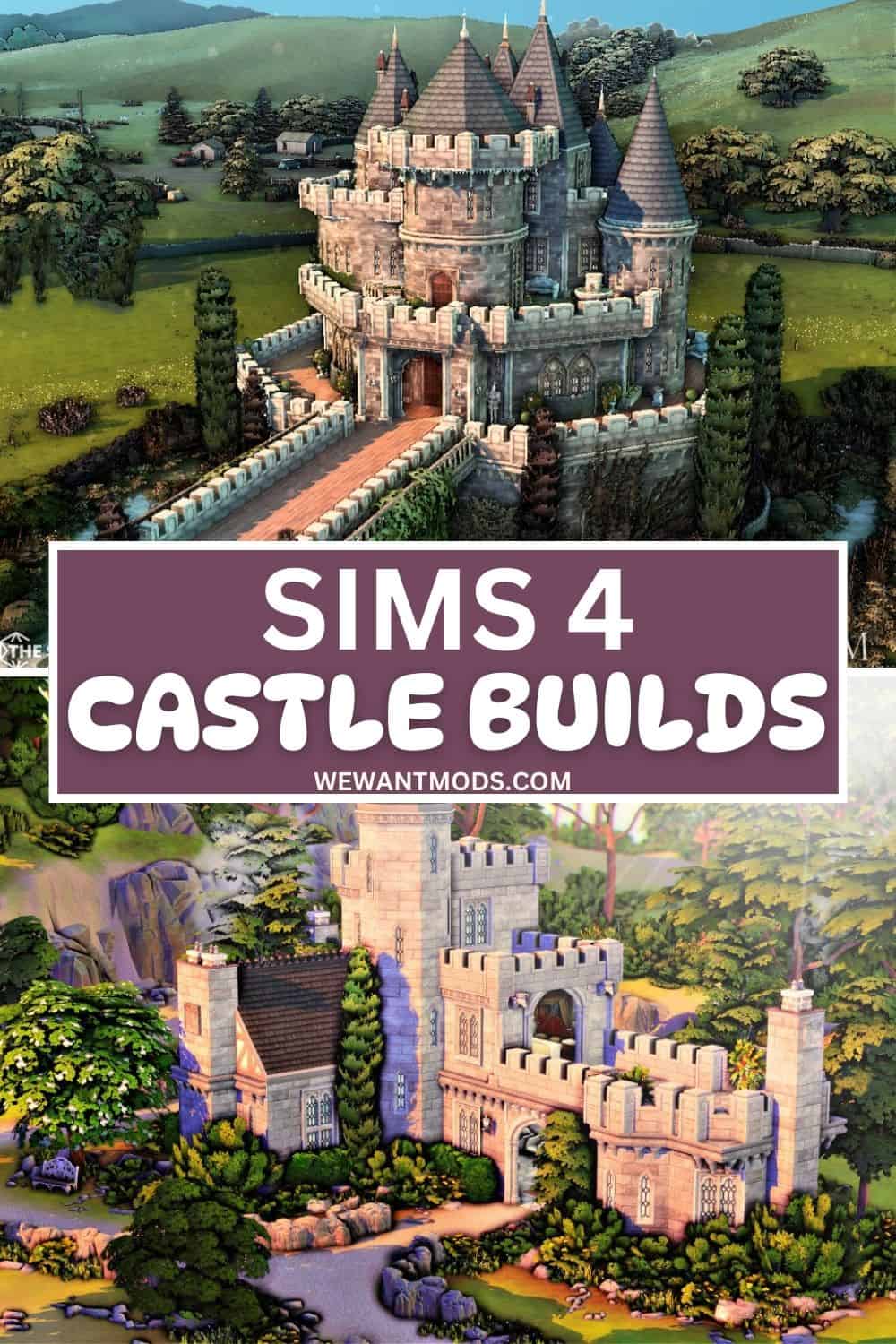 21+ Sims 4 Castle Builds: Traditional, Medieval & More - We Want Mods