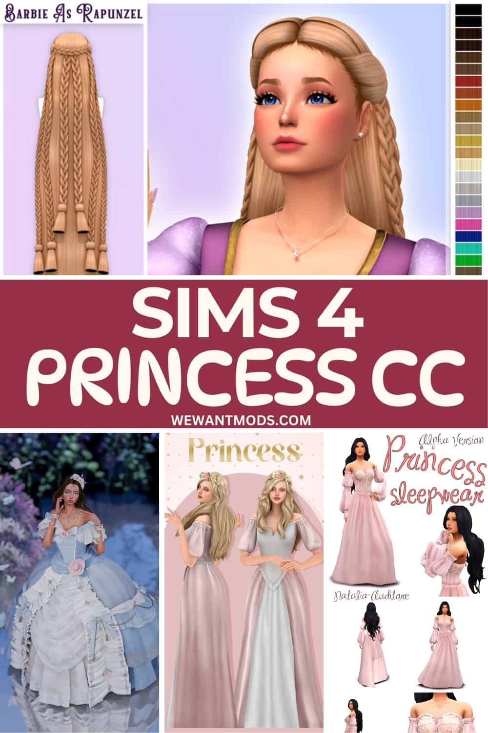 27+ Sims 4 Princess CC: Gowns, Heels & Accessories - We Want Mods