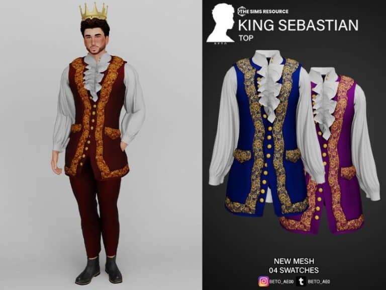 43+ Sims 4 Royal CC: Gowns, Crowns, & More - We Want Mods