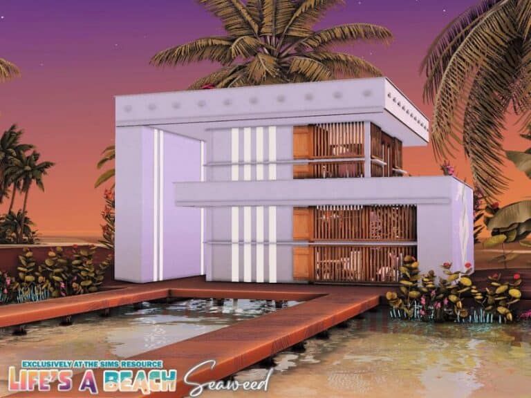 27+ Sims 4 Beach Houses: A Tropical Paradise - We Want Mods