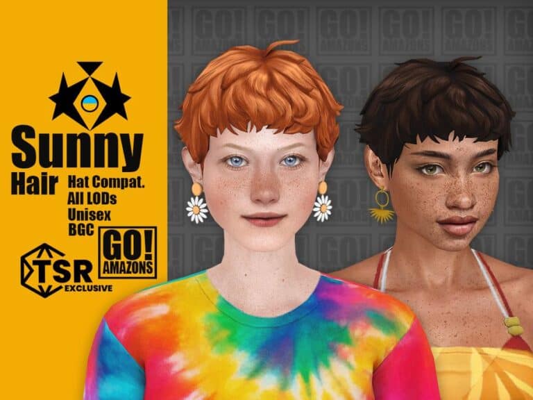 37+ Sims 4 Short Hair CC: For An Easy Breezy Look - We Want Mods