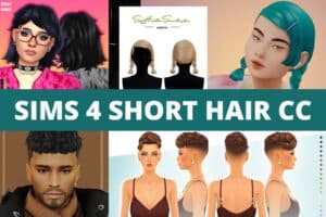 37+ Sims 4 Short Hair CC: For An Easy Breezy Look - We Want Mods