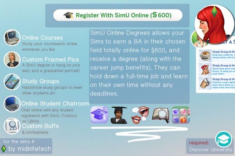 23+ Sims 4 University Mods: A Better Way Of Learning - We Want Mods
