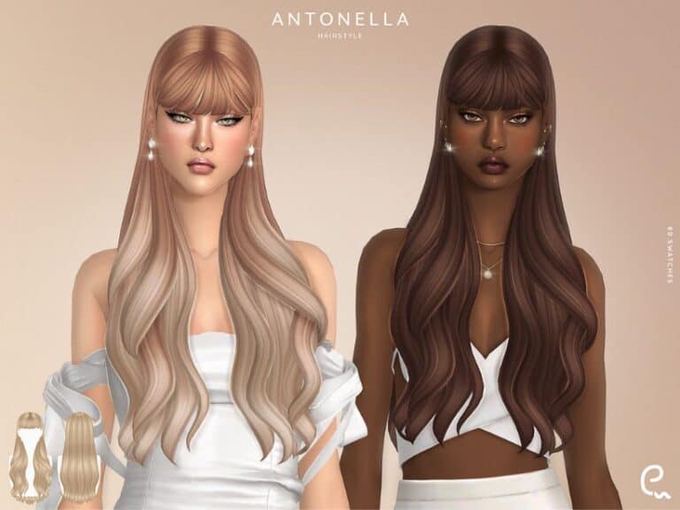 39+ Sims 4 Long Hair CC: Straight, Wavy, Braids & More - We Want Mods