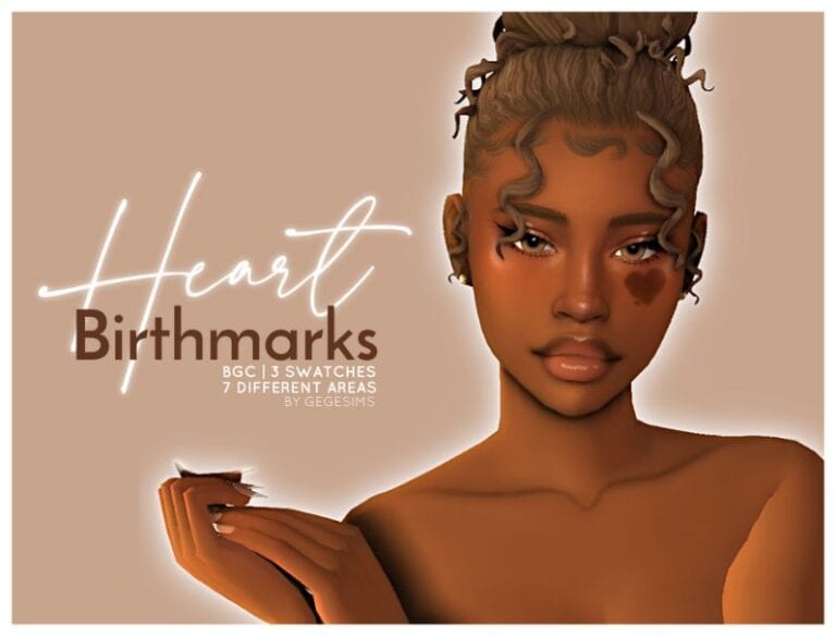 10+ Sims 4 Birthmarks: For The Face & Body - We Want Mods