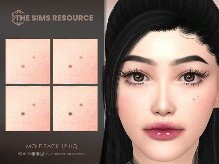 25 Sims 4 Moles Face Neck And Body Mole Creations We Want Mods