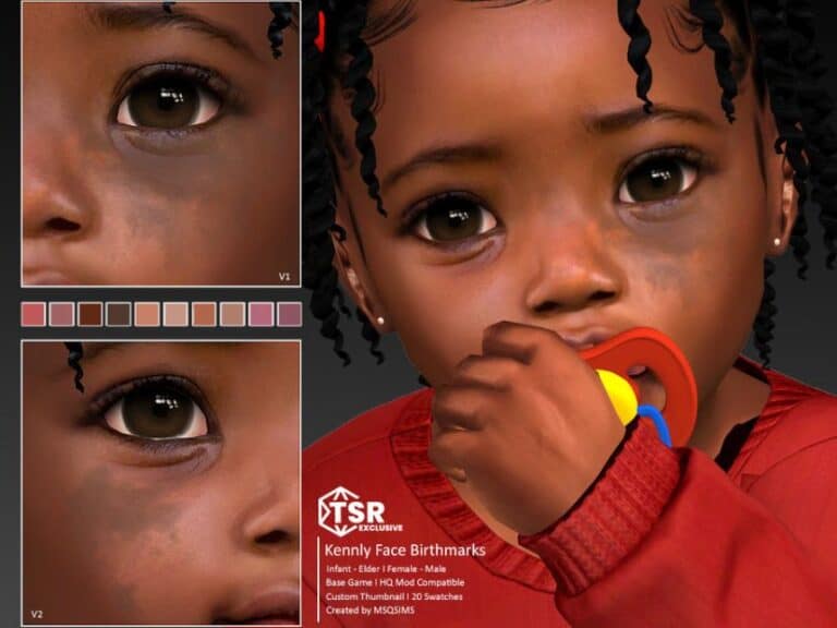 10+ Sims 4 Birthmarks: For The Face & Body - We Want Mods