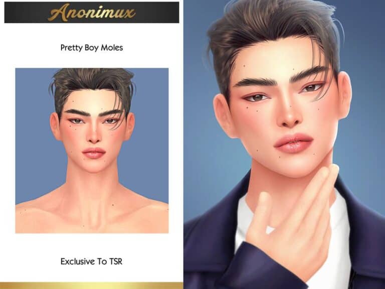 25+ Sims 4 Moles: Face, Neck & Body Mole Creations - We Want Mods