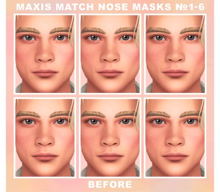 33+ Sims 4 Nose Presets: Thin, Wide & Crooked Noses - We Want Mods