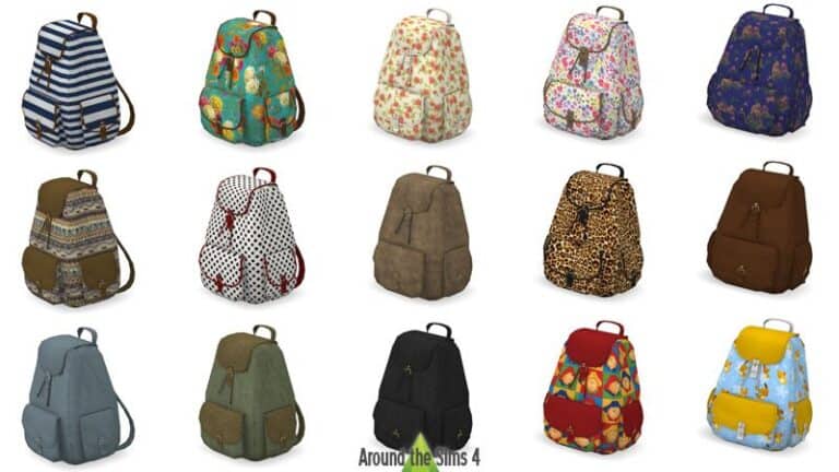 35+ Sims 4 Bags CC (Purses, Duffle Bag And Backpacks) - We Want Mods