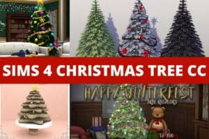 23+ Sims 4 Christmas Tree CC: Spruce To Metal Designs - We Want Mods