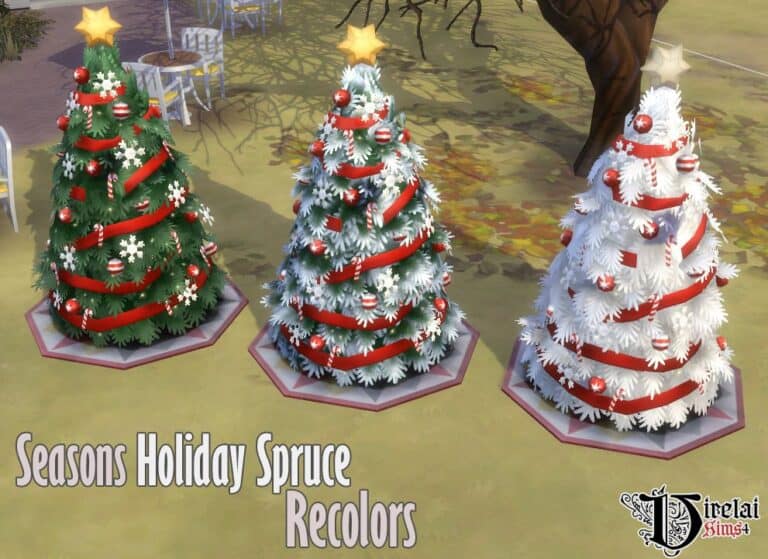 25+ Sims 4 Christmas Tree CC: Spruce To Metal Designs - We Want Mods