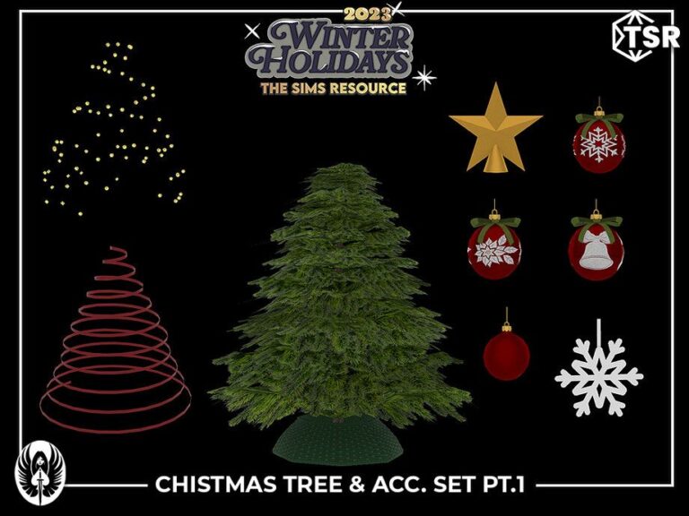 25+ Sims 4 Christmas Tree CC: Spruce To Metal Designs - We Want Mods