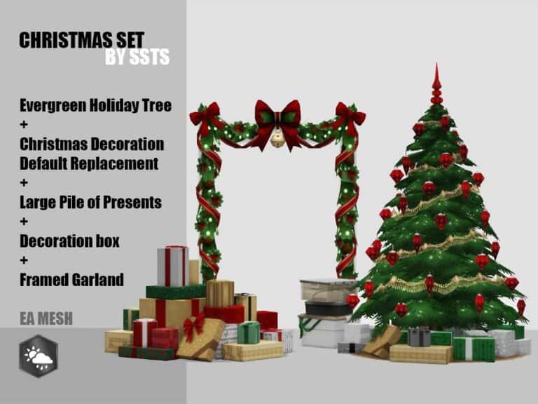 25+ Sims 4 Christmas Tree CC: Spruce To Metal Designs - We Want Mods