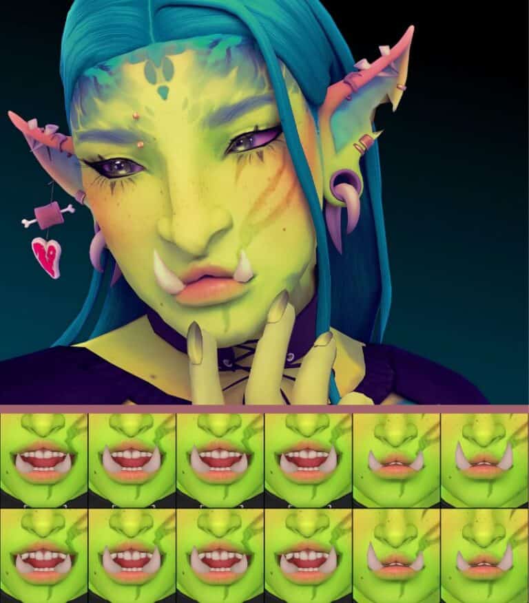 31+ Sims 4 Teeth CC: Overbite, Braces And Gap Teeth - We Want Mods