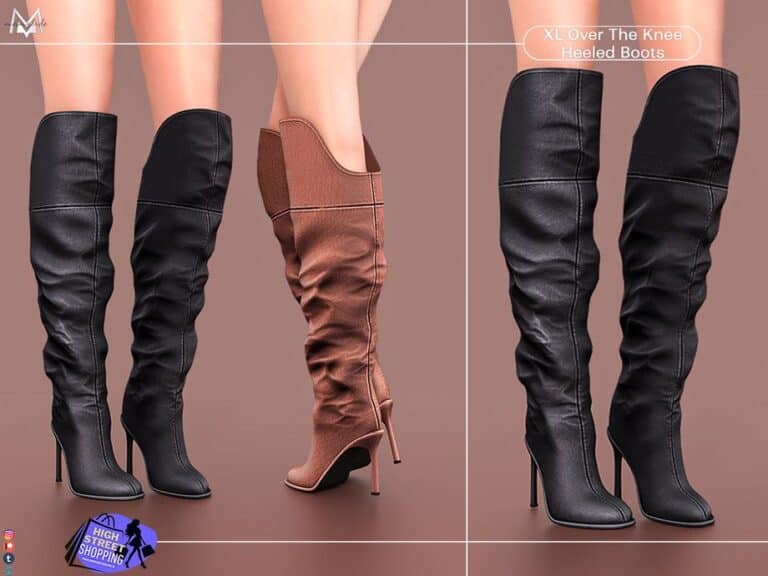 39+ Sims 4 CC Boots: UGGs, Flats & Knee Highs - We Want Mods
