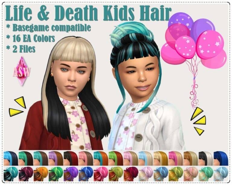 19+ Sims 4 Life And Death CC: Clothing, Crows, Build Items - We Want Mods