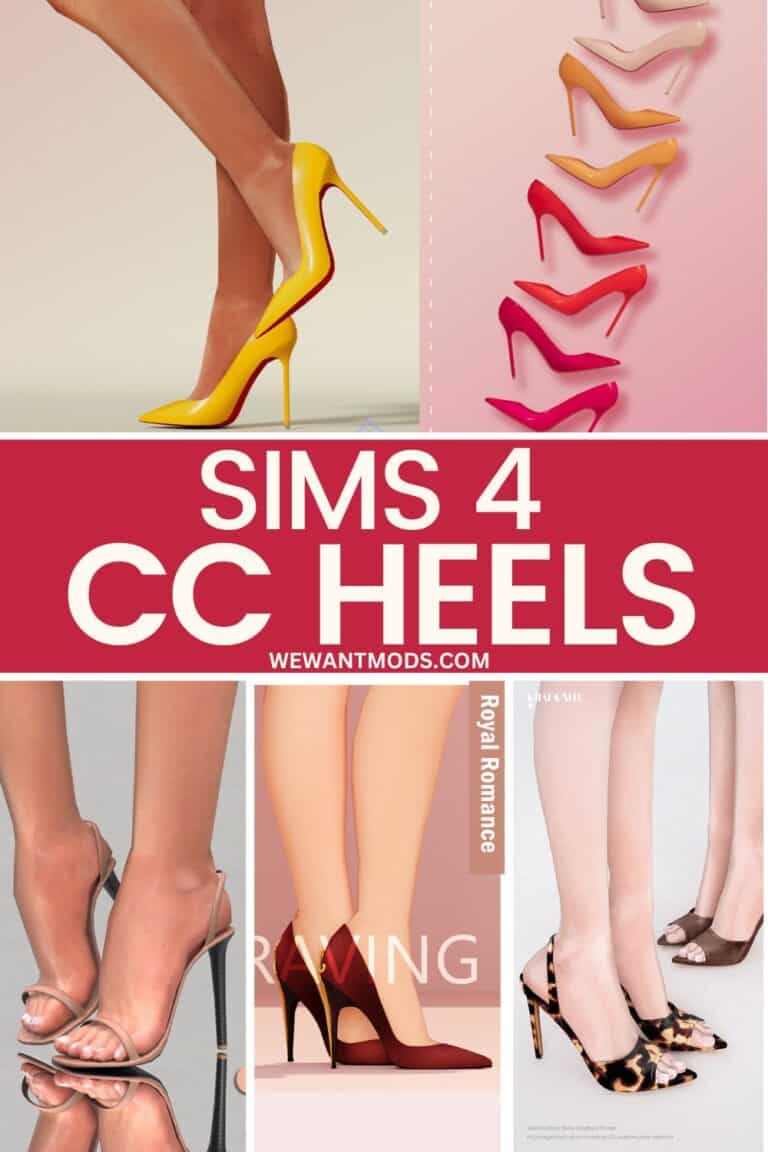 39+ Sims 4 CC Heels: Stilettos To Mary-Janes - We Want Mods