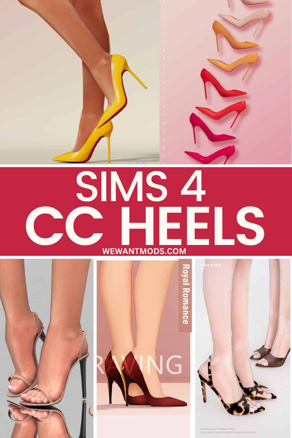 33+ Sims 4 CC Heels: Stilettos To Mary-Janes - We Want Mods