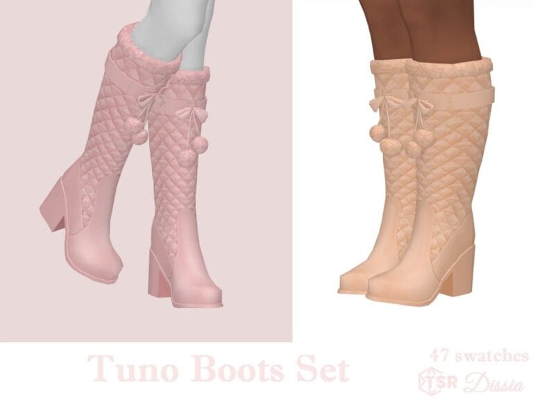35+ Sims 4 CC Boots: UGGs, Flats & Knee Highs - We Want Mods