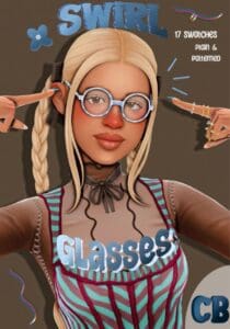 37+ Sims 4 Glasses CC: Round, Oval, & Aviator Frames - We Want Mods