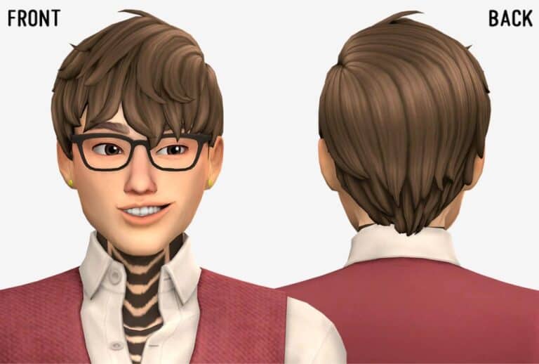 41+ Sims 4 Male Hair CC: Curly, Straight & Braided - We Want Mods