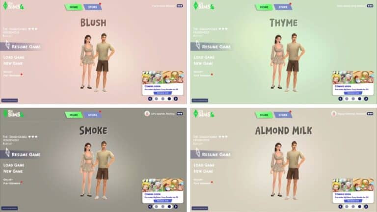 27+ Sims 4 Main Menu Overrides: Fresh Menu Backgrounds - We Want Mods