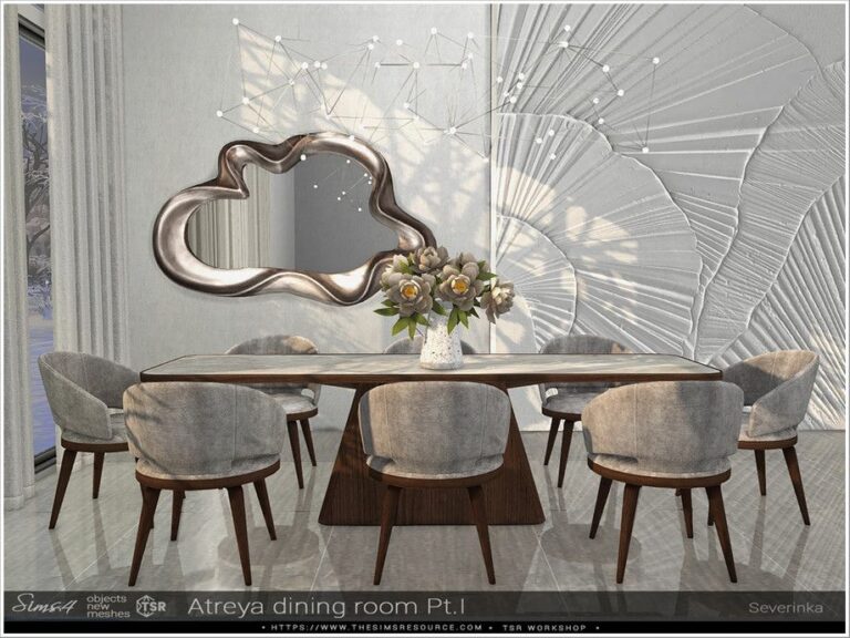 Top Sims 4 Dining Room CC You Need In Your Game - We Want Mods