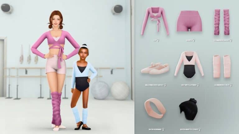 11+ Sims 4 Ballet CC: Leotards, Tutus, Studio Items - We Want Mods