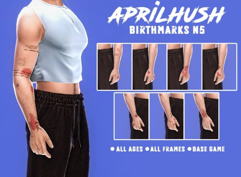10+ Sims 4 Birthmarks: For The Face & Body - We Want Mods