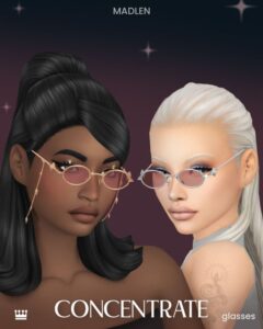 37+ Sims 4 Glasses CC: Round, Oval, & Aviator Frames - We Want Mods