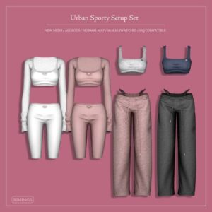 43+ Sims 4 Activewear CC: Joggers, Yoga Sets & More - We Want Mods