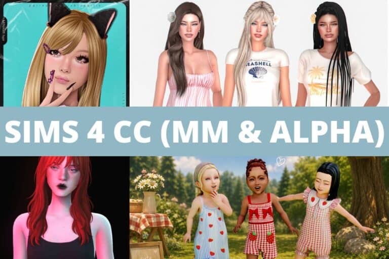 Sims 4 CC (Maxis Match & Alpha) Hair, Clothes, Sets - We Want Mods